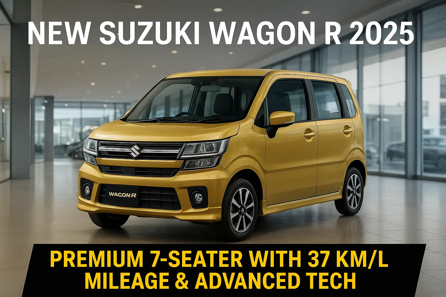 New Suzuki Wagon R 2025 – Premium 7-Seater with 37 km/l Mileage ...