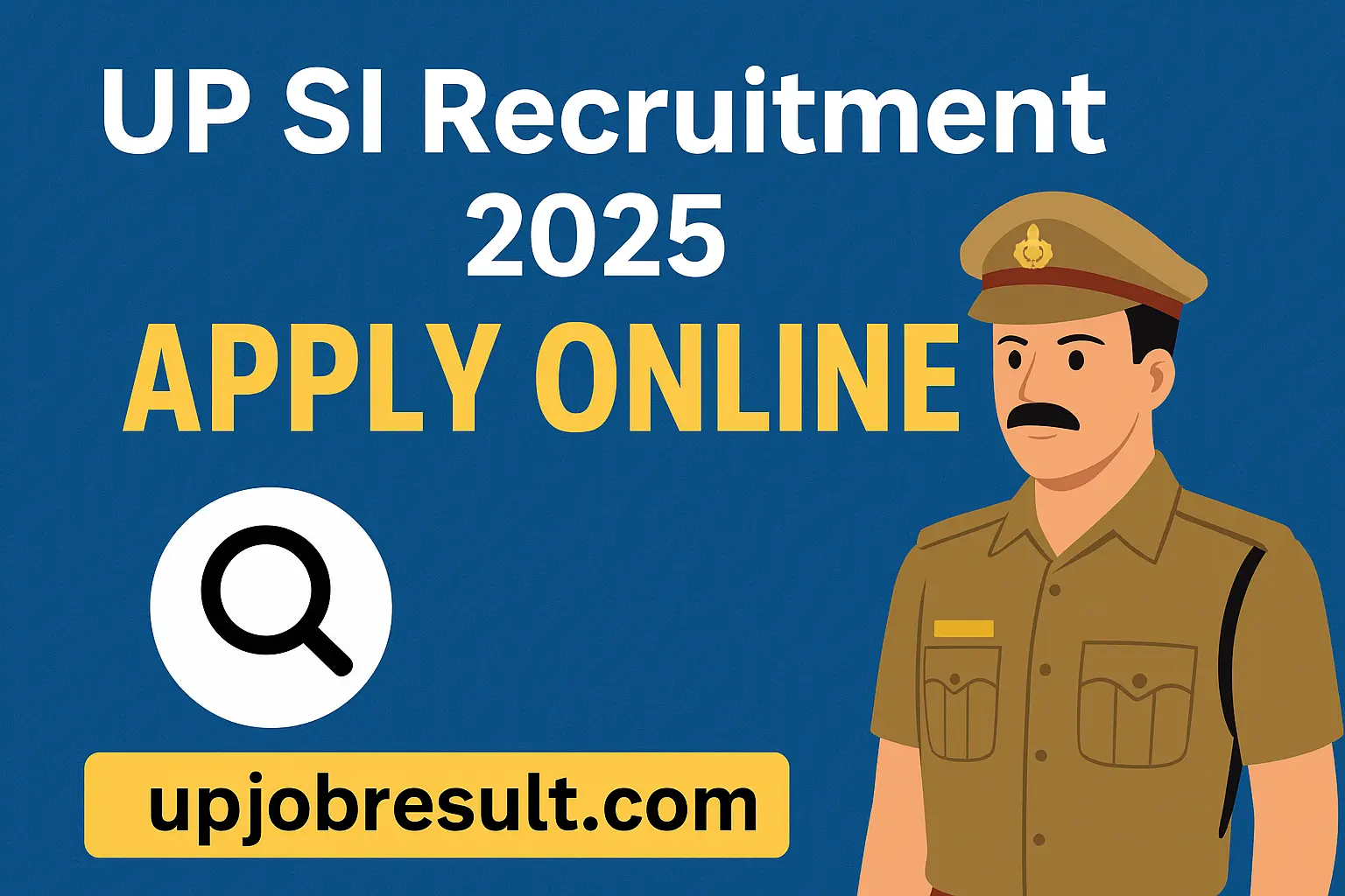 UP SI Recruitment 2025 – Apply Online for Sub Inspector Posts ...